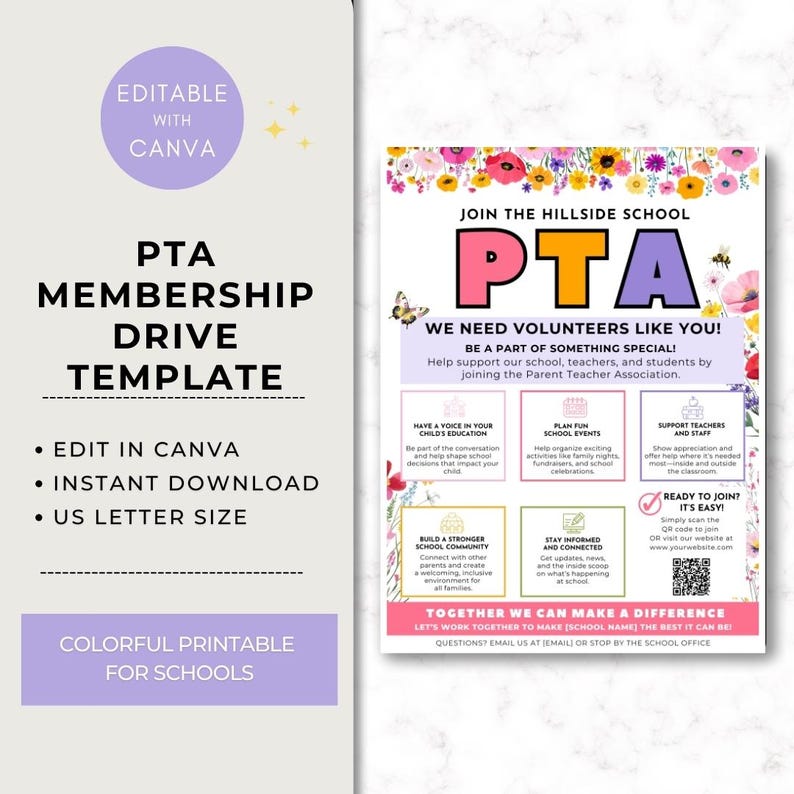 Join the PTA Flyer, PTA Membership Flyer, Teacher Appreciation Week ...