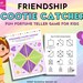 Printable Friendship Cootie Catcher, Printable Joke Teller for Kids ...