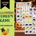 Halloween Memory Game, Printable Halloween Matching Game, Fall Game for ...