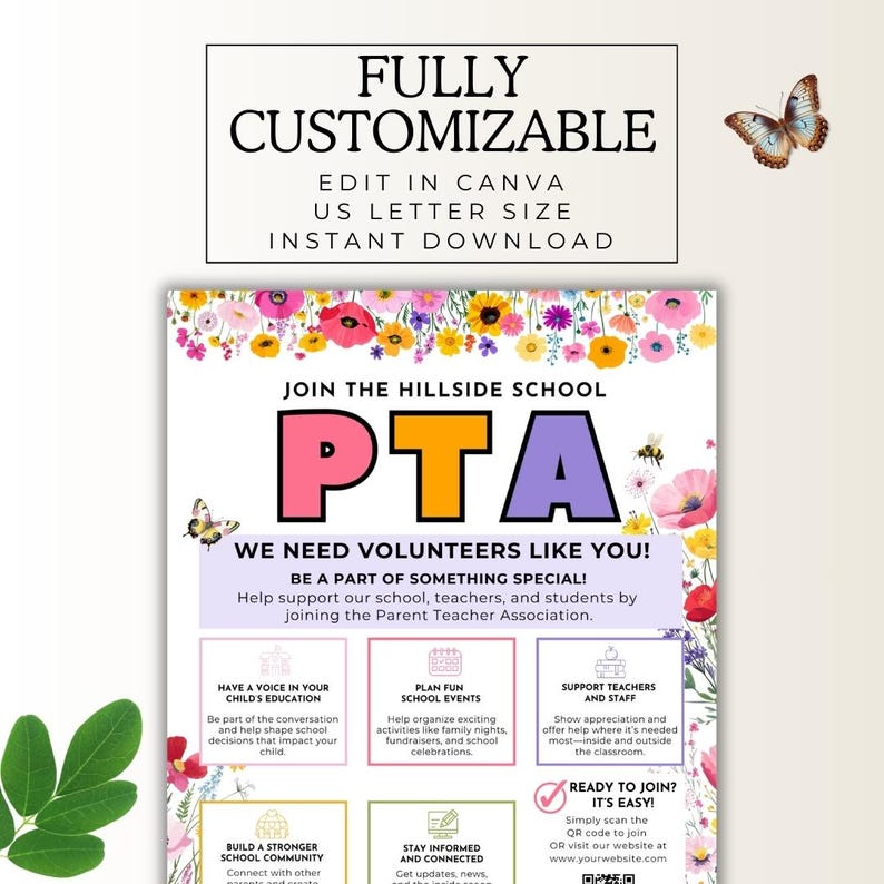 Join the PTA Flyer, PTA Membership Flyer, Teacher Appreciation Week ...