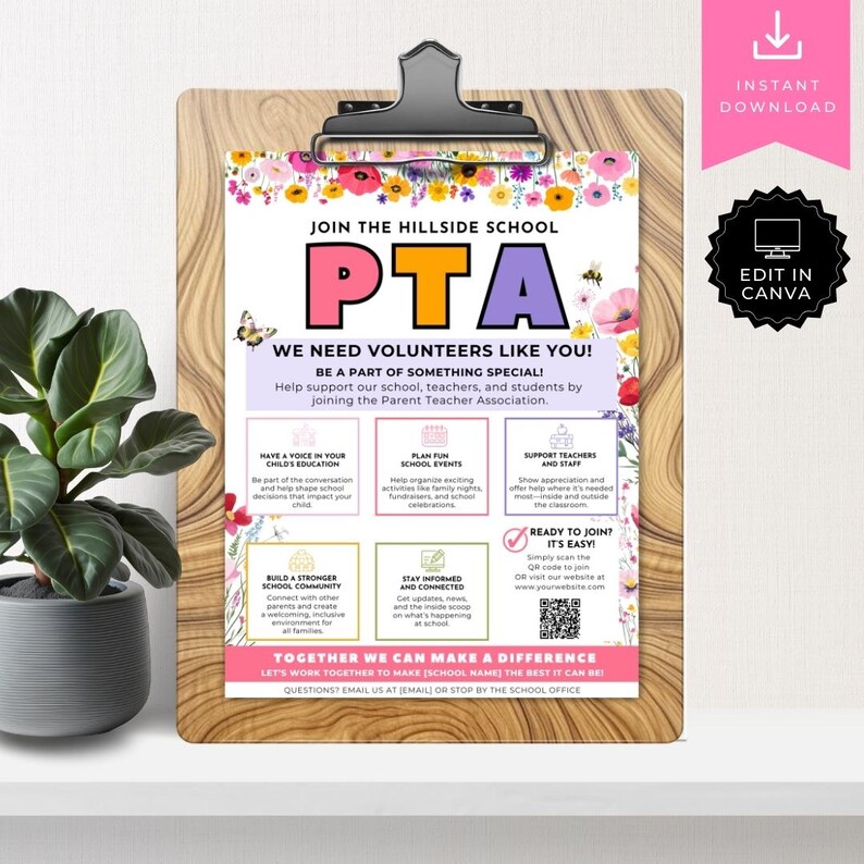 Join the PTA Flyer, PTA Membership Flyer, Teacher Appreciation Week ...