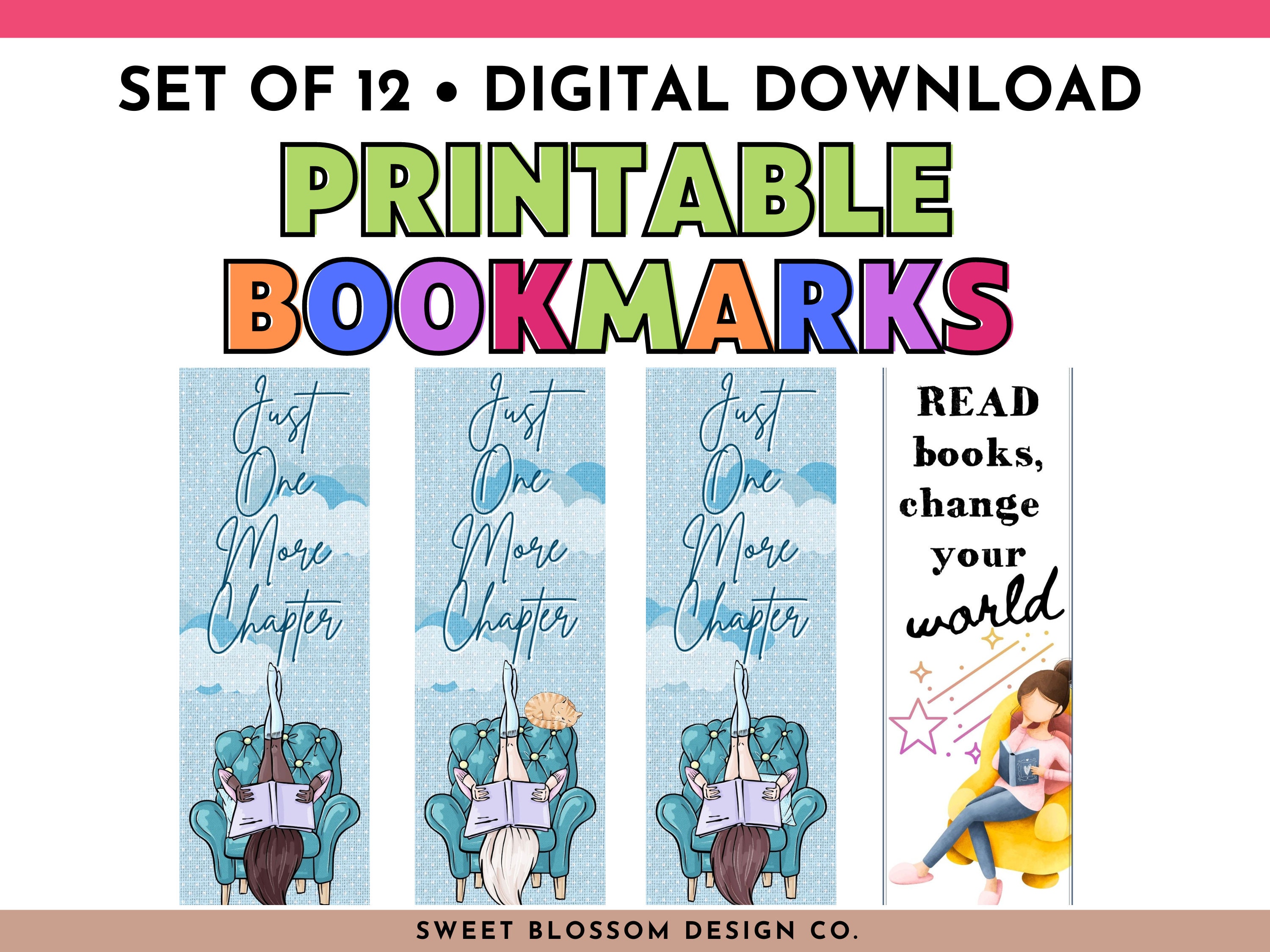 Printable Bookmarks, Motivational Bookmarks for Kids, Make Reading Fun ...