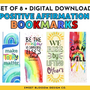 Printable Bookmarks for Kids, Motivational Bookmarks for Kids, Make ...
