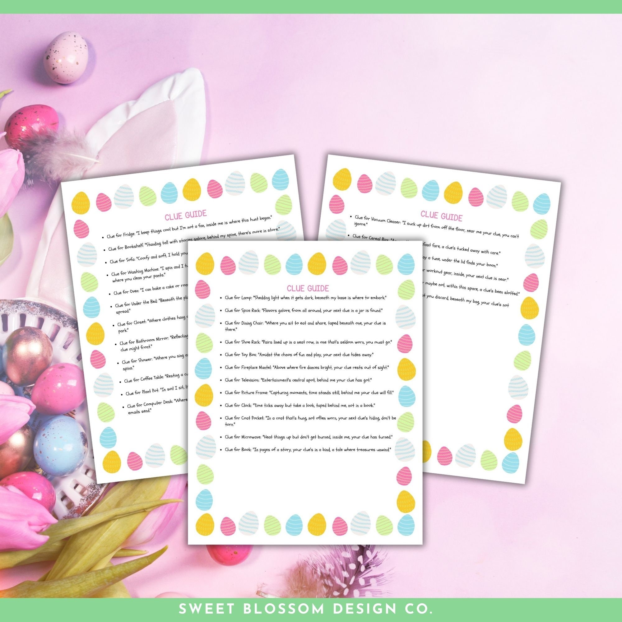 Indoor Easter Egg Hunt, Easter Scavenger Hunt, Easter Activity, Easter ...