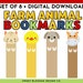 Farm Animal Bookmarks, Bookmarks for Kids, Printable Bookmarks, Barn ...