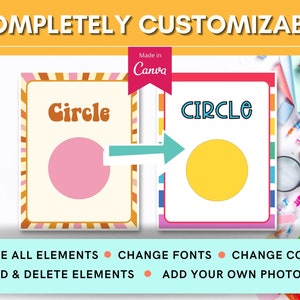 Groovy Shape Posters, BOHO Classroom Decor, Retro Shape Posters ...