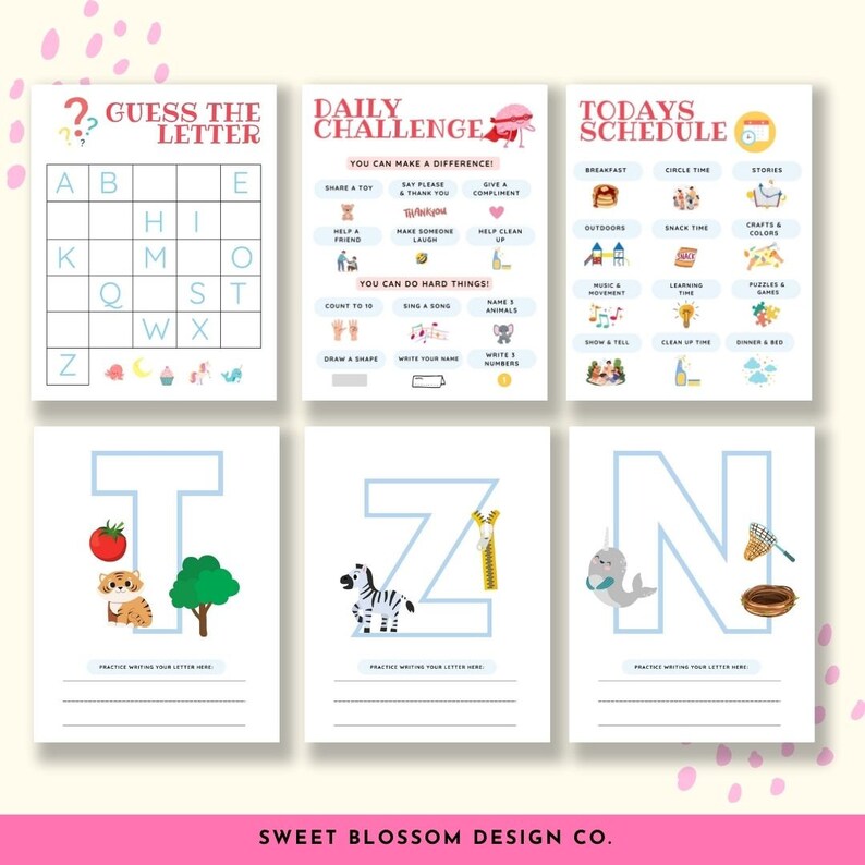 Preschool Morning Menu Printable, Homeschool Preschool, Preschool ...