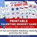 4th of July Memory Game, Printable July 4th Matching Game, Kids Memory ...