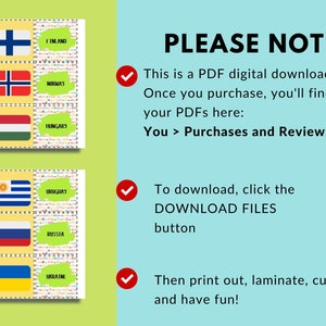 Flags of the World Matching Game | World Flags | Flag Flashcards ...