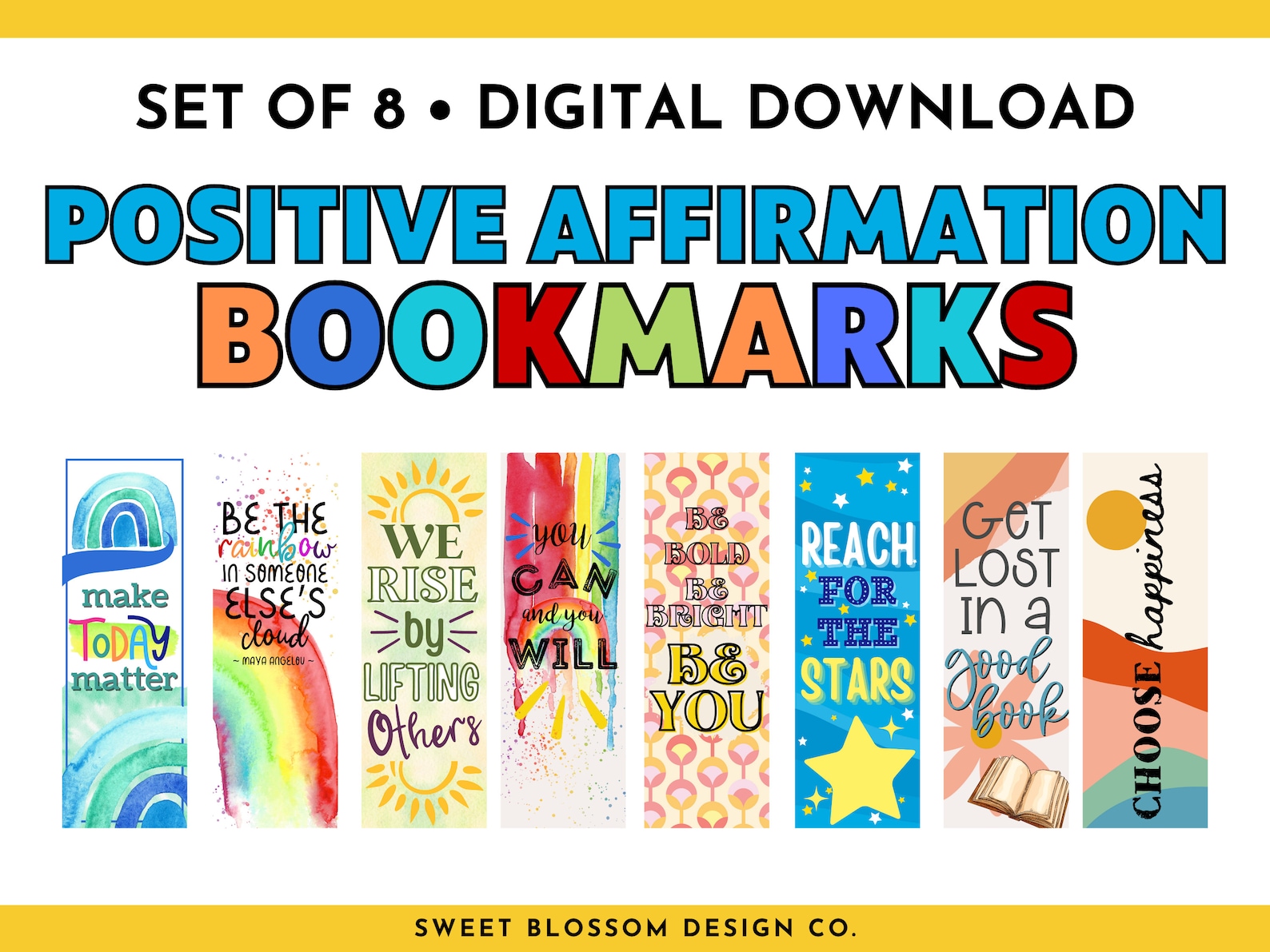 Printable Bookmarks for Kids, Motivational Bookmarks for Kids, Make ...