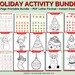 Holiday Activity Bundle for Kids, Kids' Holiday Printables, Game for ...