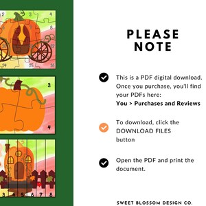 Printable Fall Number Sequence Puzzles, Pumpkin Puzzle for Preschoolers ...