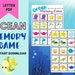 Ocean Themed Printable Memory Game, Ocean Matching Game, Kids Memory ...