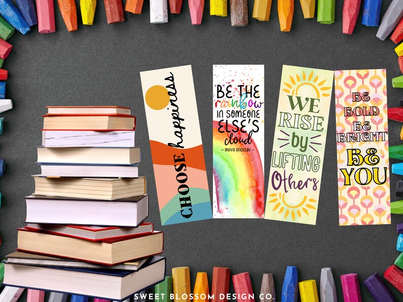 Printable Bookmarks for Kids, Motivational Bookmarks for Kids, Make ...