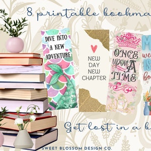 Printable Bookmarks, Bookmark Bundle, Fun Printable Bookmarks, Positive ...