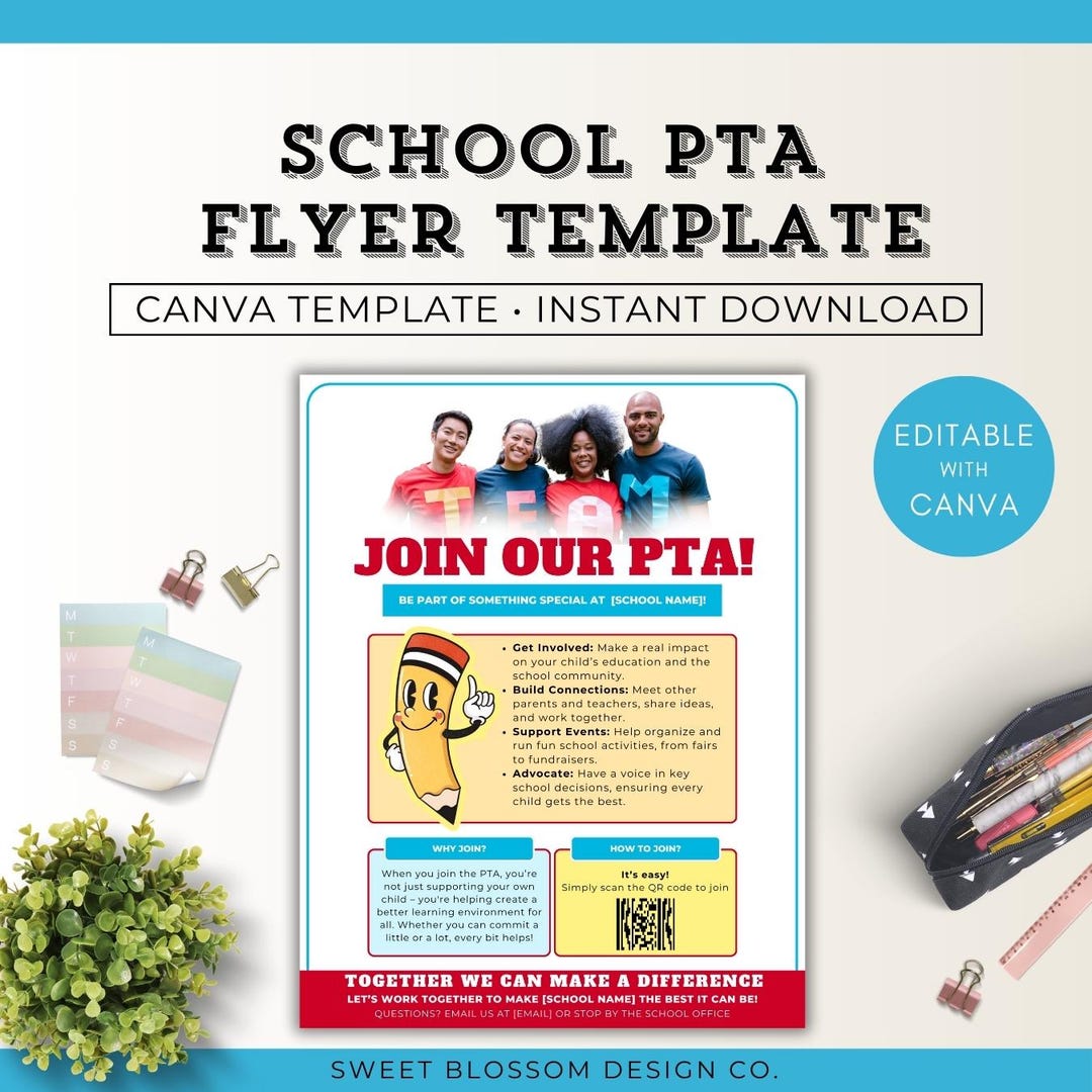 Join the PTA Flyer, PTA Membership Flyer, Teacher Appreciation Week ...