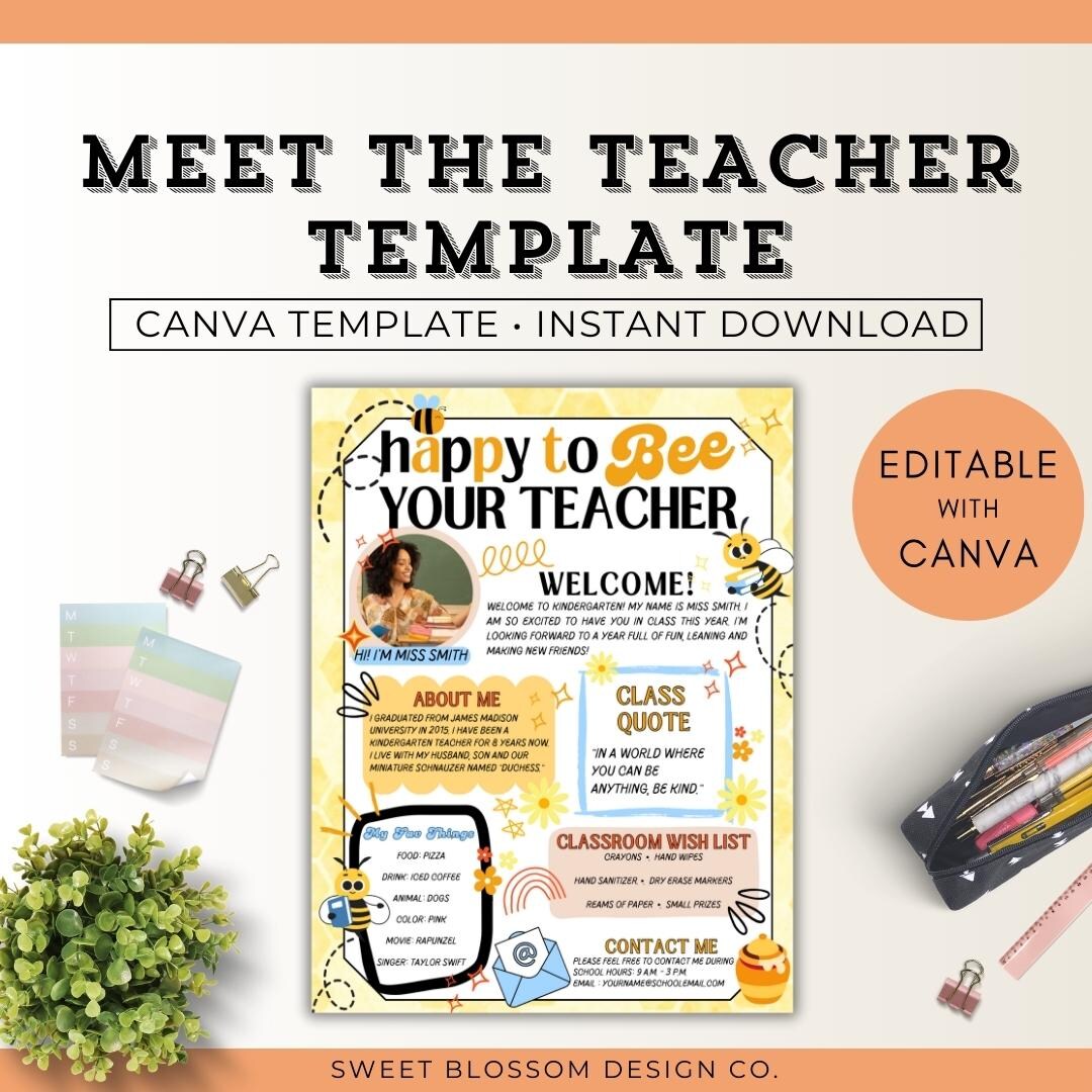 Meet the Teacher Template Daycare, Meet the Student Teacher Template ...