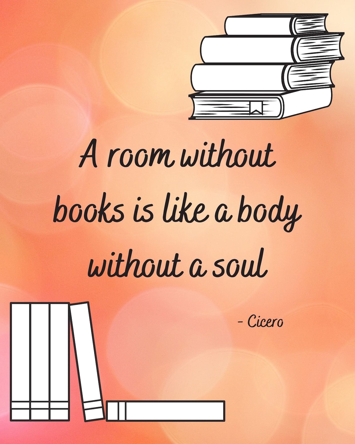 Reading Quote Wall Art Instant Download in 4 Sizes - Etsy New Zealand