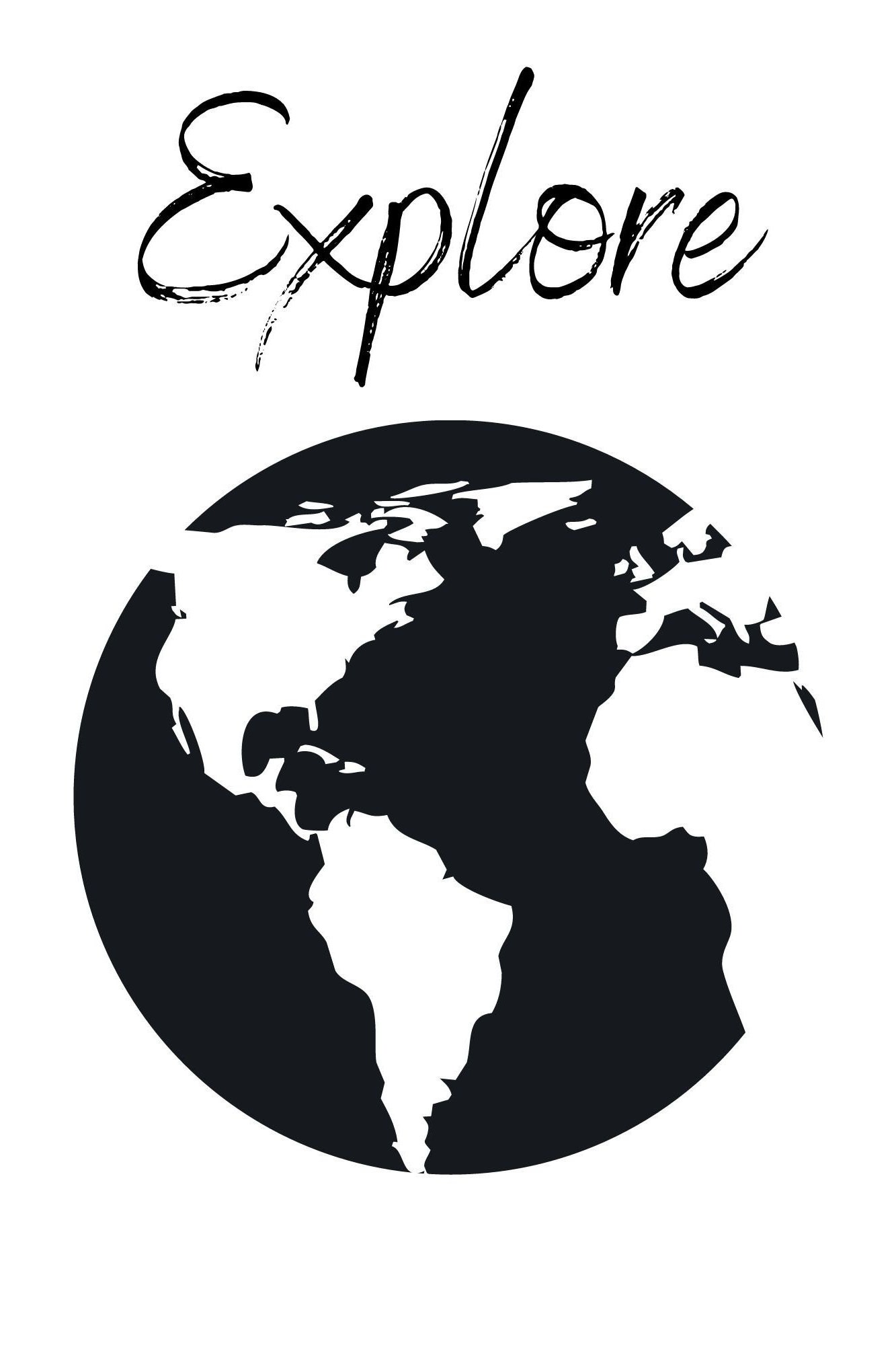 Explore Globe Printable Poster Size Wall Art is Perfect for - Etsy