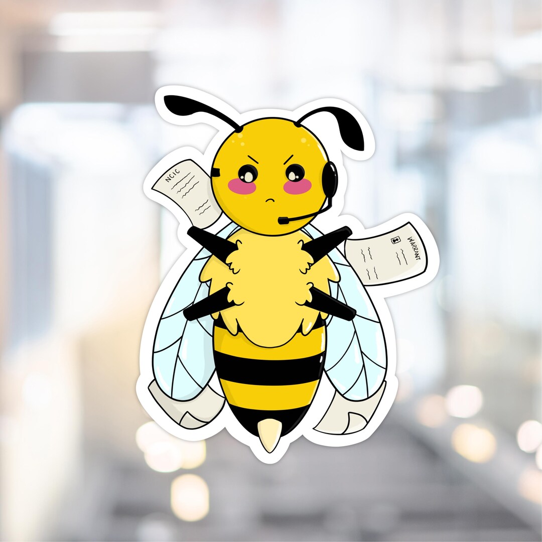 Angry Dispatch Bee, 911 Dispatcher Stickers, Gifts for 911 Dispatchers ...