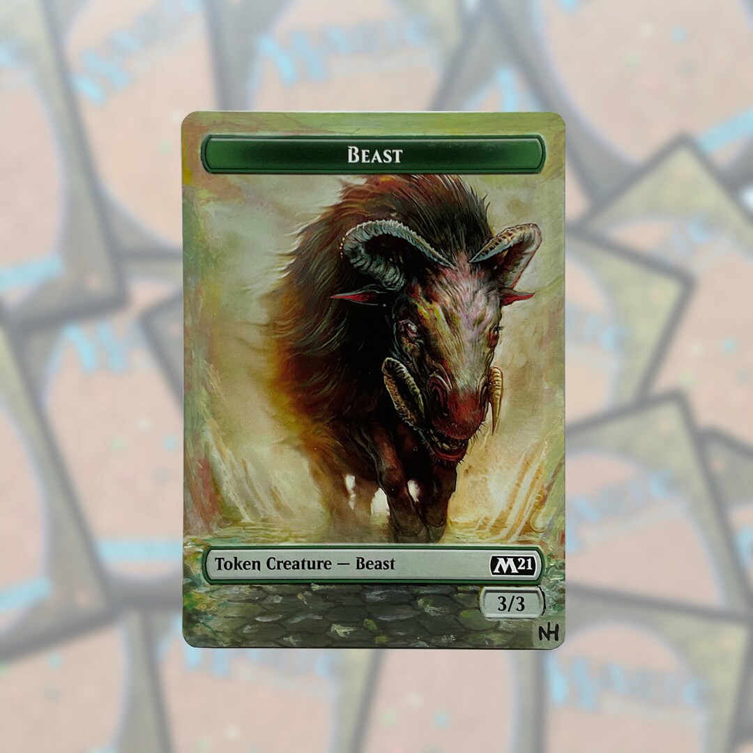 Painted Magic the Gathering Card MTG Map Alter Card Extension Acrylic ...