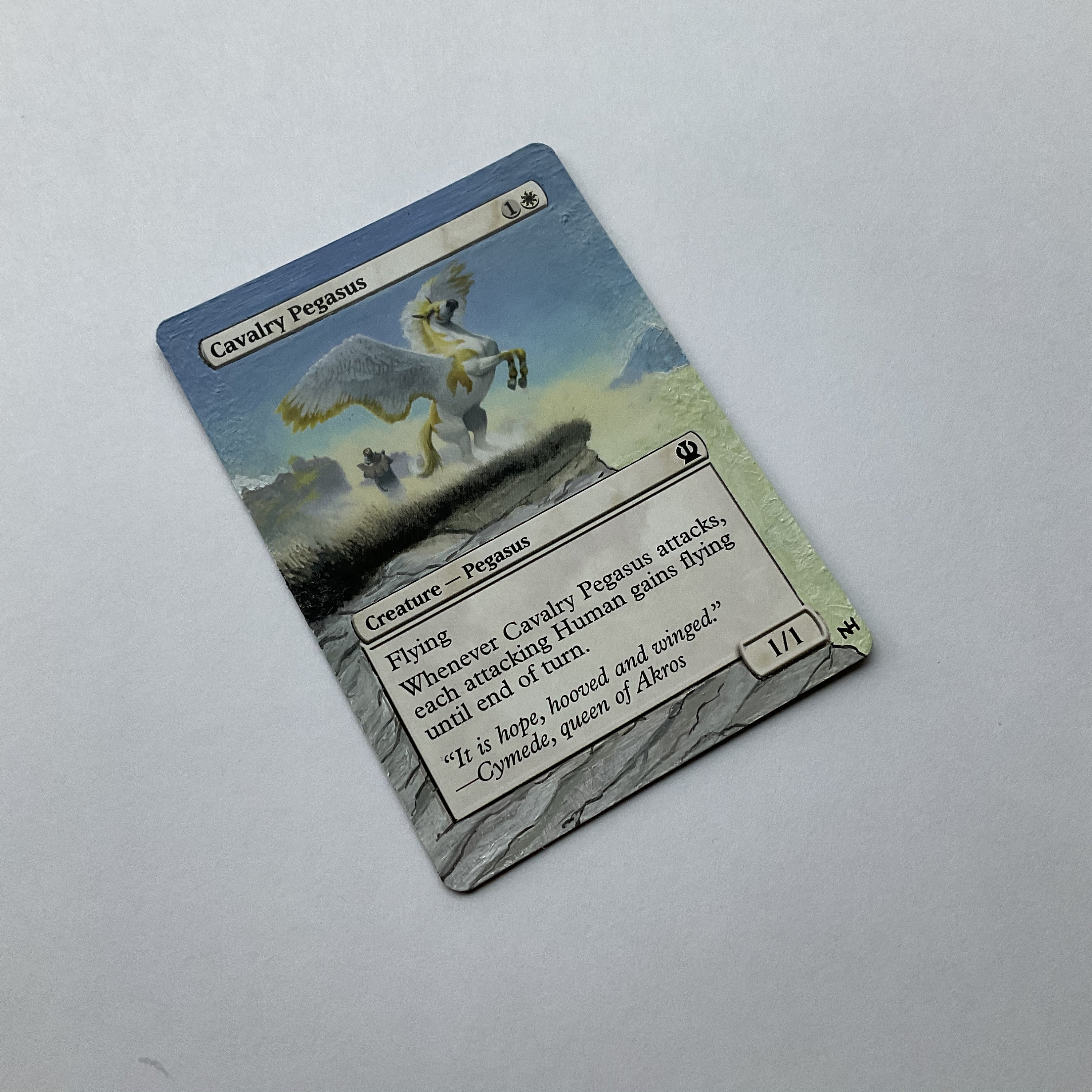 Painted Magic the Gathering Card MTG Map Alter Card Extension Acrylic ...