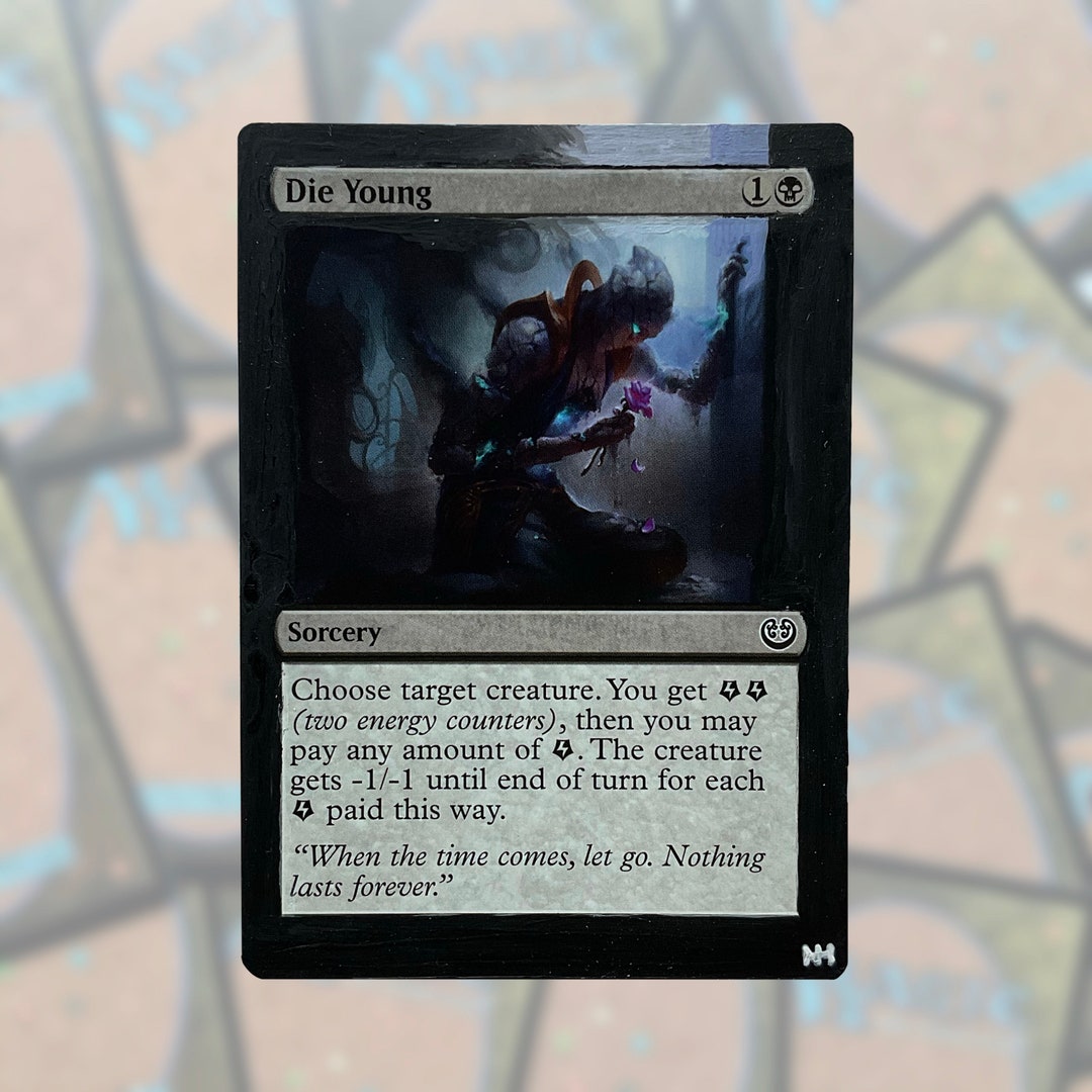 Painted Magic the Gathering Card MTG Map Alter Card Extension Acrylic ...