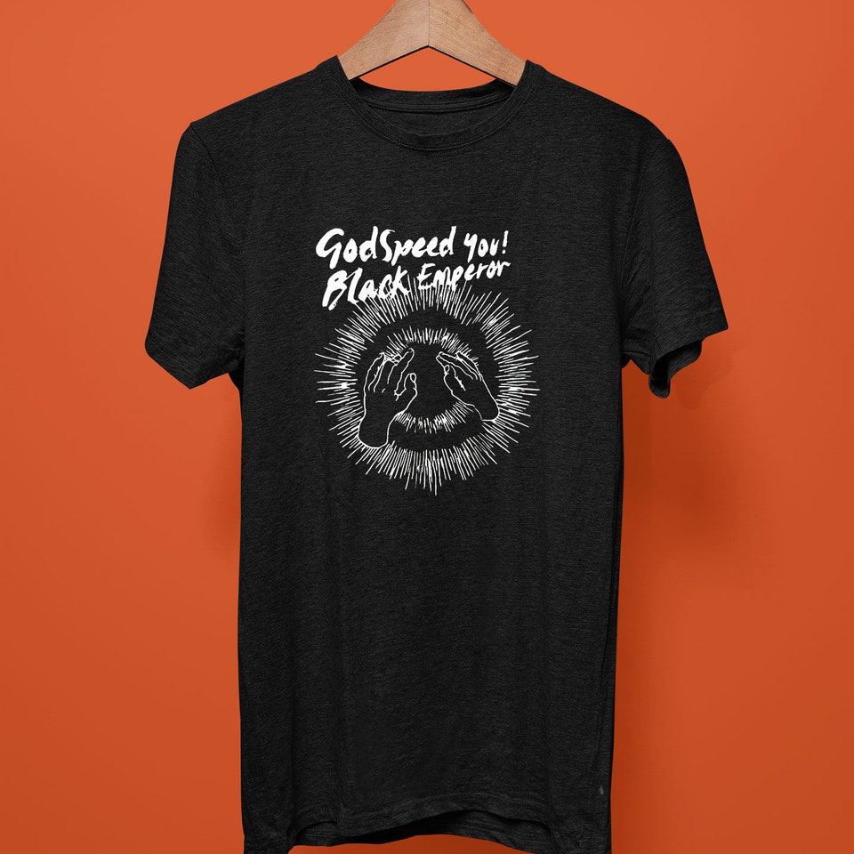 Godspeed You Black Emperor PostRock Band Black Tee Clothing Shirt sold ...
