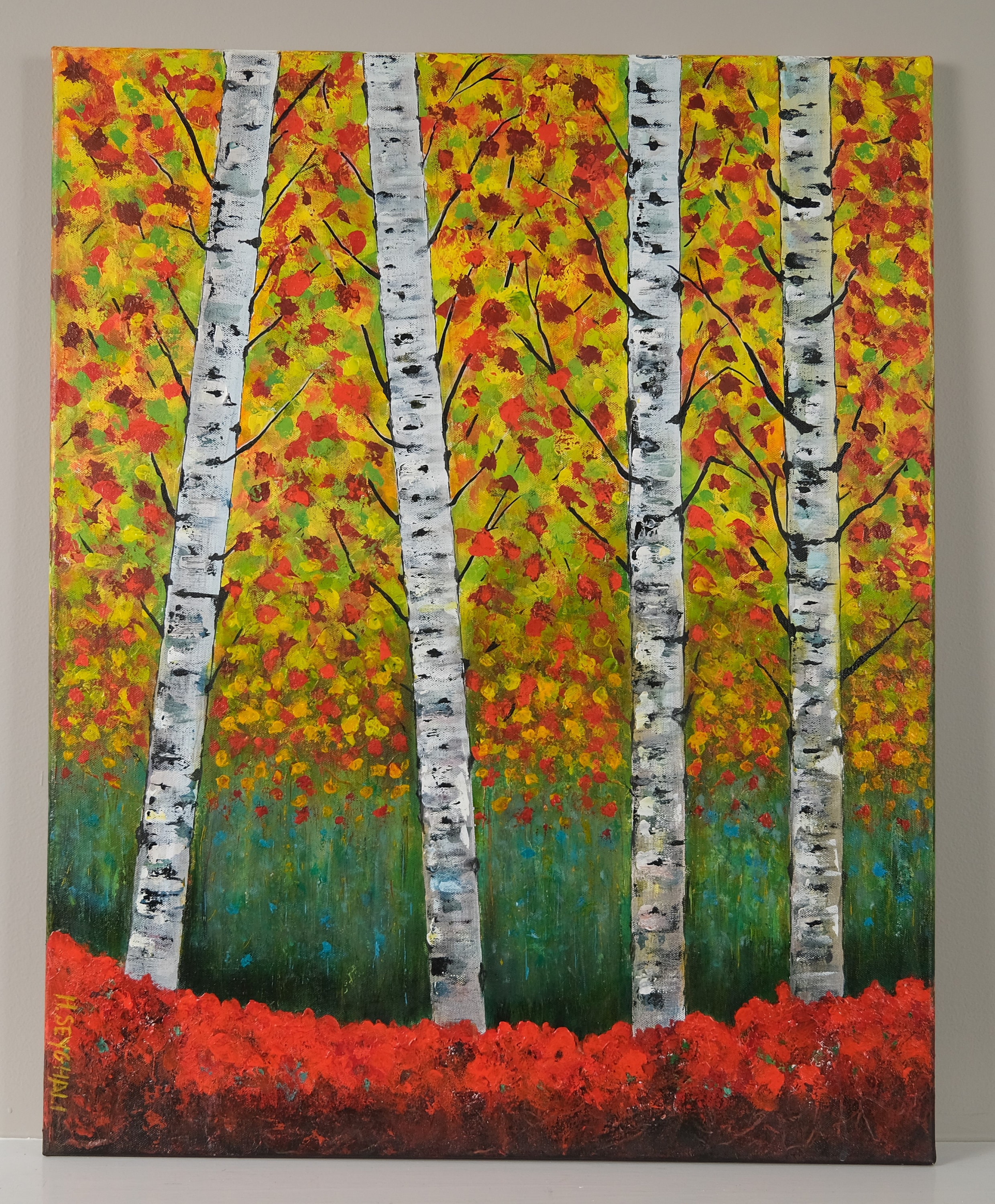 Colorful Fall, Acrylic Original Painting - Etsy New Zealand