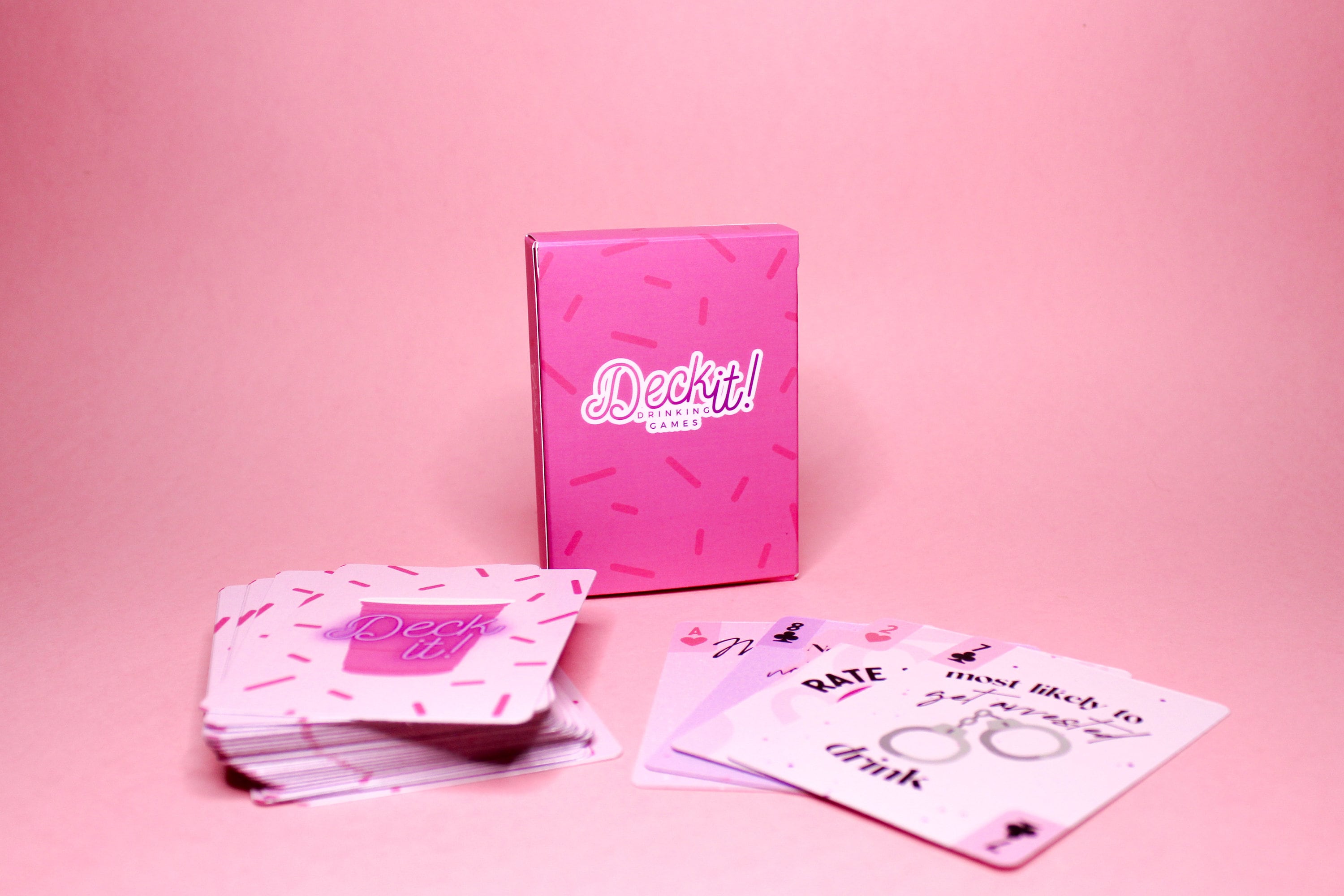 Deck It! Girls Drinking Card Game - Party Game for Pre-drinks - Etsy