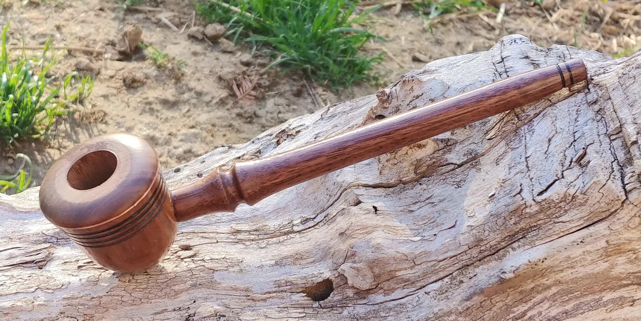 Handmade Wooden Pipe the Church Warden Pipe - Etsy