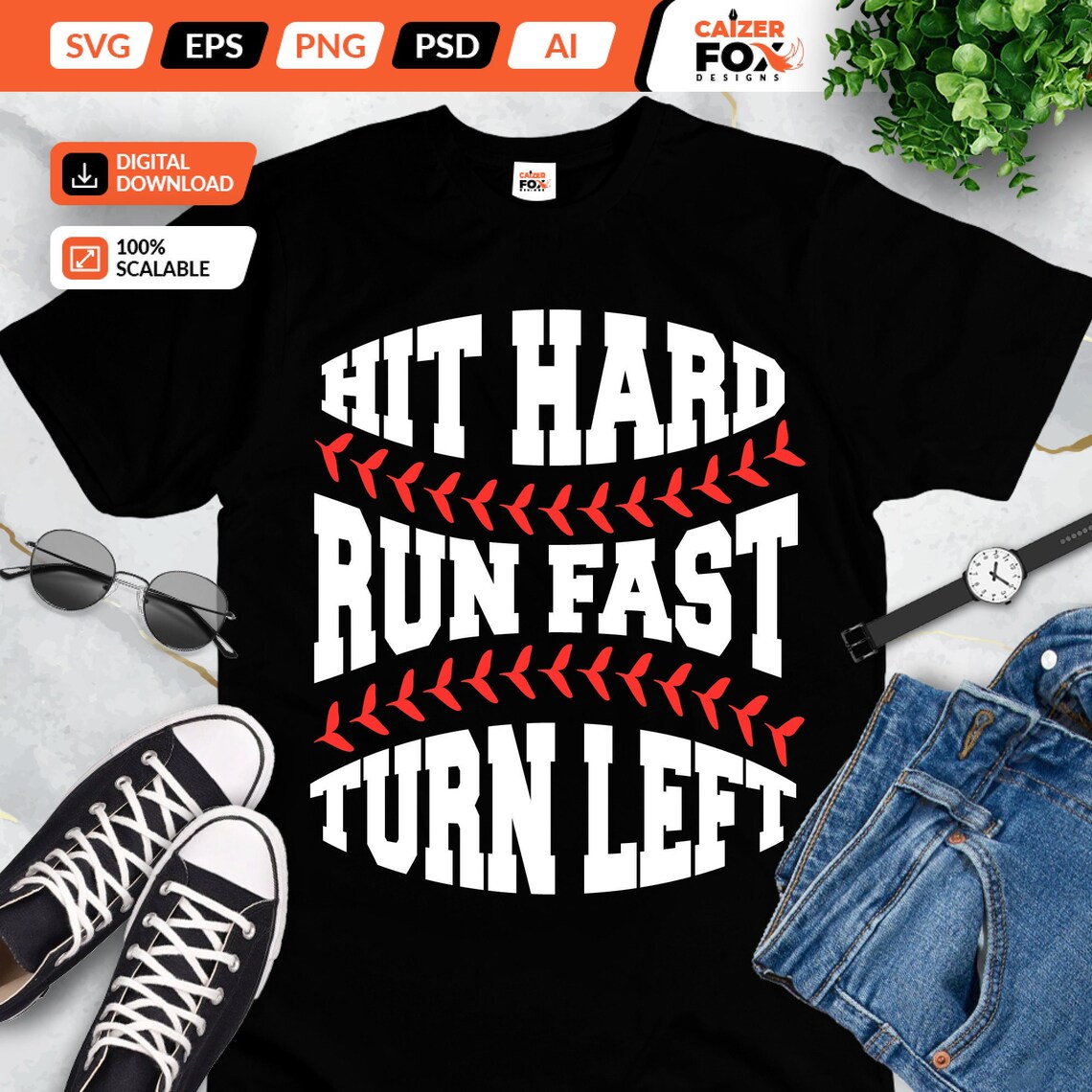 Baseball Svg or Softball Svg Files Baseball Hit Hard Run - Etsy
