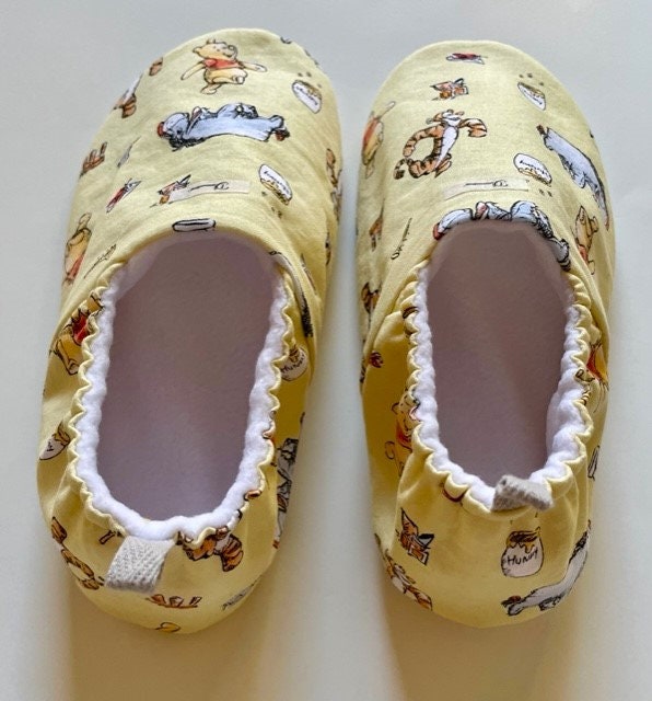 Winnie the Pooh Moccs, Tigger and Eeyore Adult Slippers Booties - Etsy