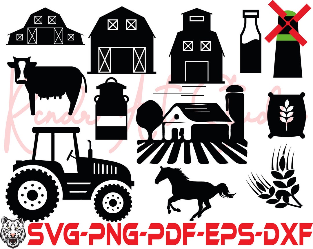 Farm SVG Bundle, Farm Svg,farm Png,farm Eps,farm SVG, Farm Barn Svg ...
