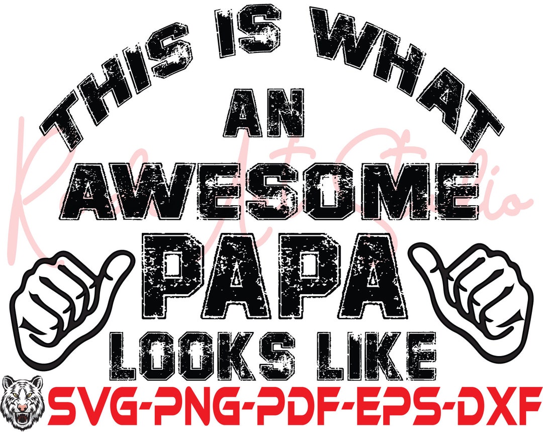 Awesome Papa SVG Awesome Papa Svg Papa Svg Awesome Papa Cut - Etsy