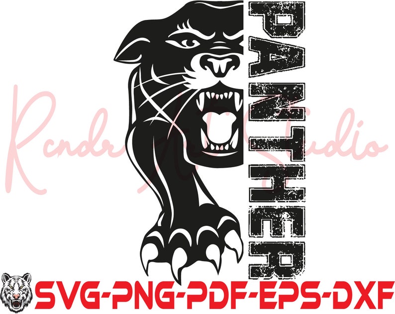 Panther SVG Panthers Png Black Panther SVG Panthers - Etsy