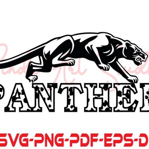 Panthers Svg, Panthers Mascot Leopard Svg, Game Day Svg, Digital ...