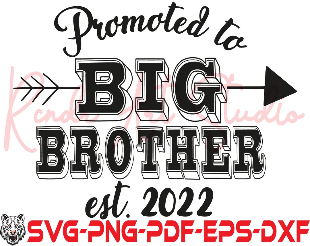 Big Brother SVG - Brother Life PNG - Brother T-shirt Design - Digital ...