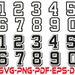 Sport Numbers Svg, Sport Numbers Bundle, Sport Numbers Bundle Svg ...