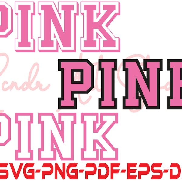 Pink Svg - Etsy