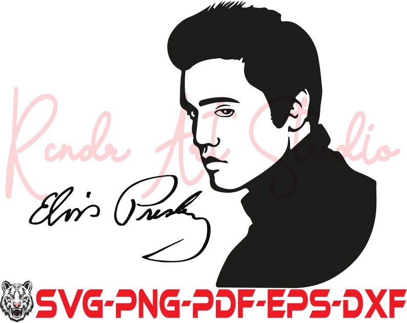 Elvis Presley Svg Celebrity Svg Celebrity Clipart Elvis - Etsy Canada