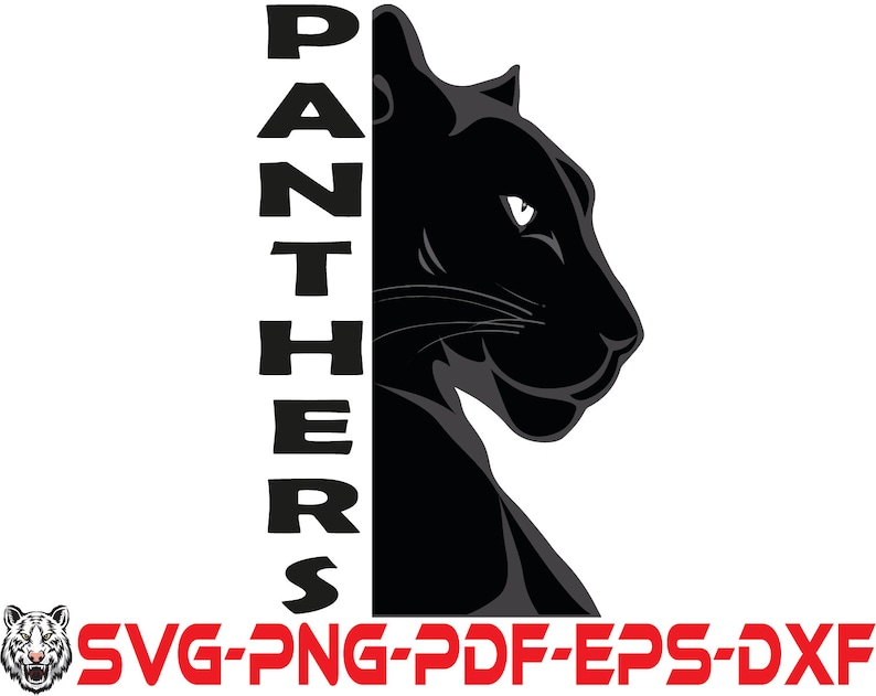 Panthers SVG Panthers Png Black Panther SVG Panthers - Etsy