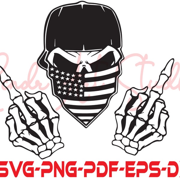 Middle Finger Flag Decal - Etsy