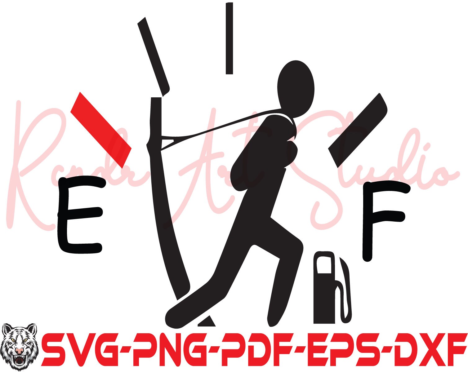 Gas Gauge Svg Long Hair Empty Gas Svg Funny Svgfuel Svg - Etsy