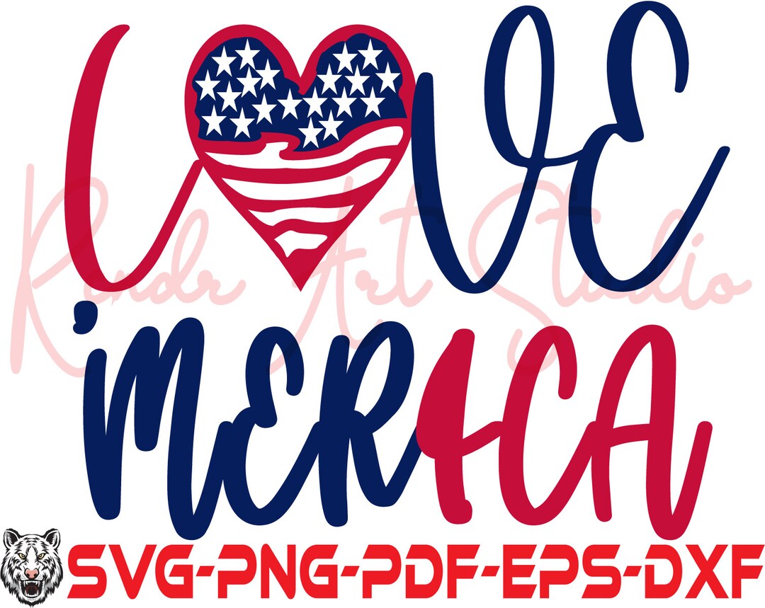 Amor merica svg,Merica Svg, 4 de julio Svg. Archivos SVG patrióticos ...