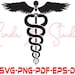 Medical Symbol SVG, Caduceus Svg, MD Svg, Star of Life Svg, Doctor Svg ...