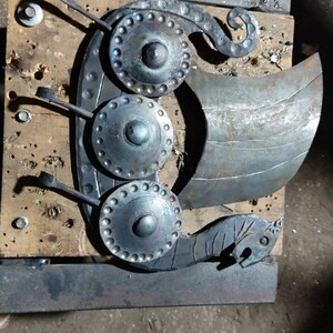 Blacksmith Hand Forged Viking Ship Key Holder. Key Rack With 3 Hacks - Etsy