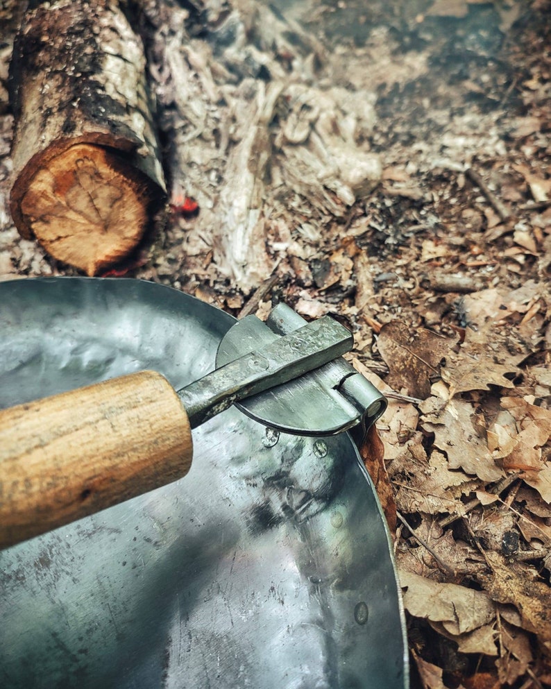 Bushcraft Primitive Hand Forge Camp Pan - Etsy