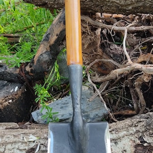 Handmade Blacksmith Survival Shovel: Forge Carbon Steel Bushcraft Tool ...