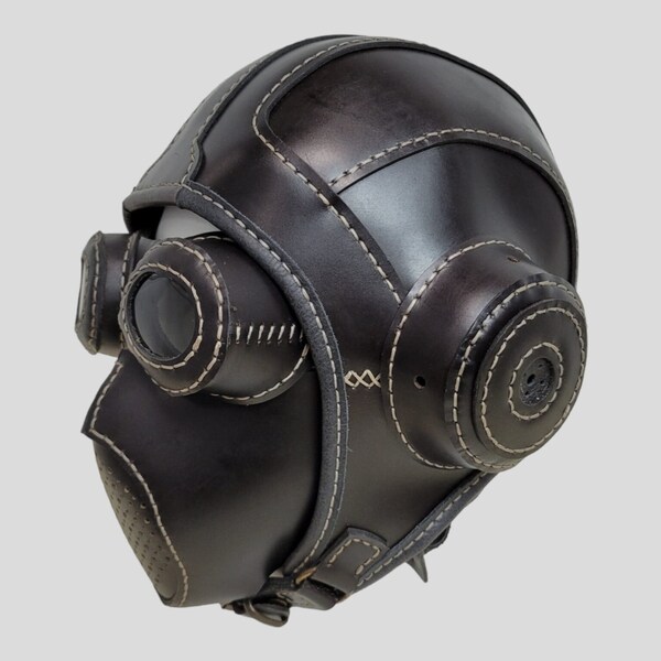 Leather Motorcycle Mask - Etsy